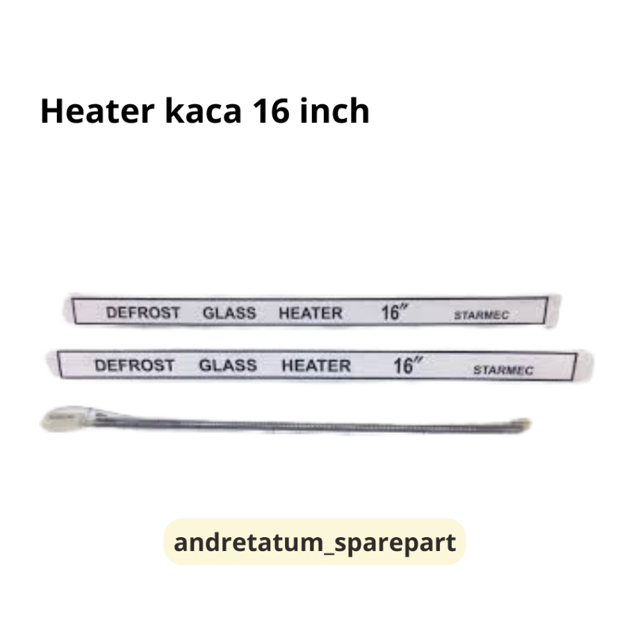 Jual Heater kaca 16" Kulkas Defrost Glass 16 inch - Kaca Hiter Pemanas ...