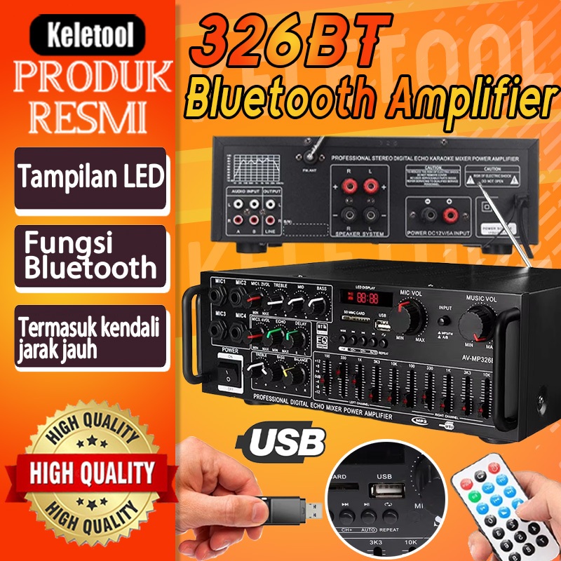Jual amplifier bluetooth 3500w power amplifier Ampli amplifier ...