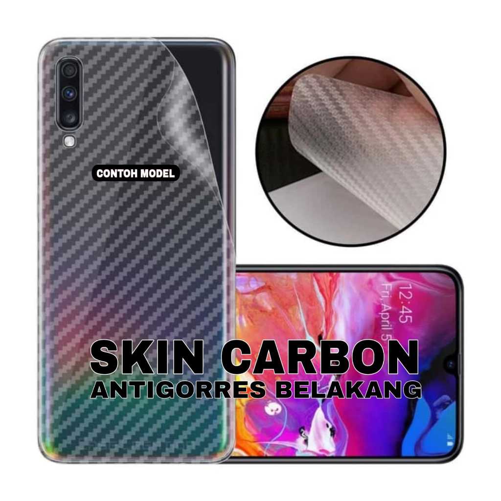 Jual TECNO SPARK 30C TECNO SPARK 20 PRO PLUS SKIN CARBON TRANSPARAN ANTI GORES ANTI JAMUR TECNO ...