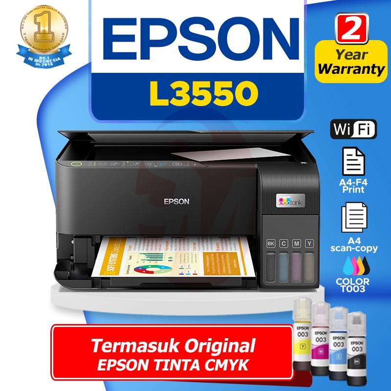 Jual Printer Epson L 3550 Print Scan Copy Wireless | Shopee Indonesia