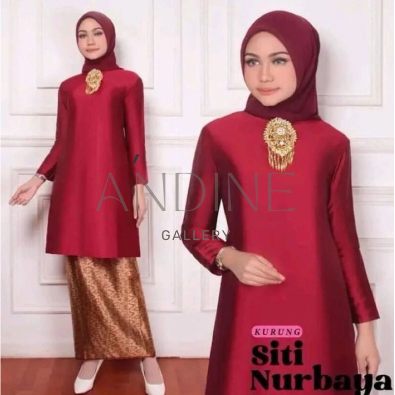Jual KEBAYA BAJU KURUNG || BAJU KURUNG MELAYU || BAJU KURUNG SITI NURBAYA || BAJU KURUNG ...