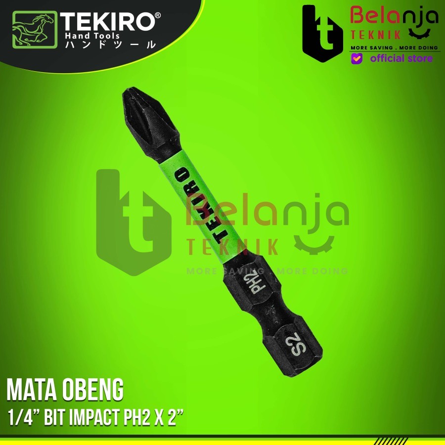 Jual Tekiro Impact Screwdriver Bits PH2 X 2" 50 MM Mata Obeng Angin ...