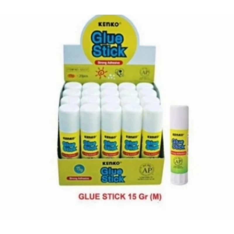Jual LEM KENKO GLUE STICK 15 GR(1 BOX ISI 20 PCS) | Shopee Indonesia