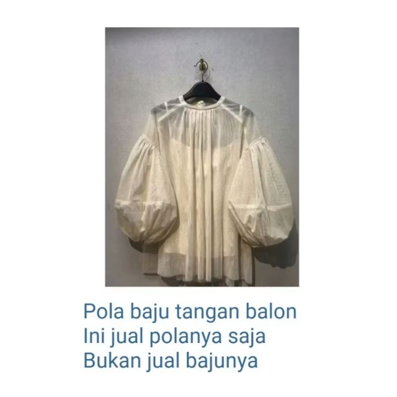 Jual pola baju tangan balon | Shopee Indonesia