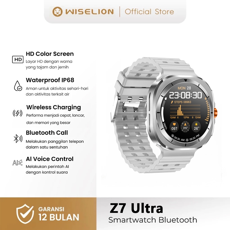 Jual WISELION Z7 Ultra Outdoor Smartwatch | Ultra-large screen | Metal ...