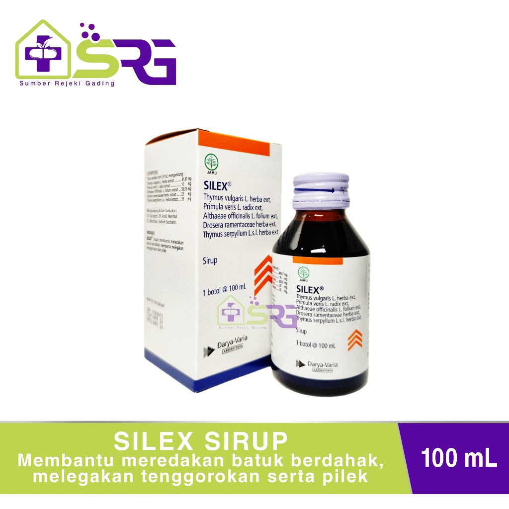 Jual Silex Sirup 100mL / Sirup Obat Batuk / Batuk Kering / Batuk Dahak ...