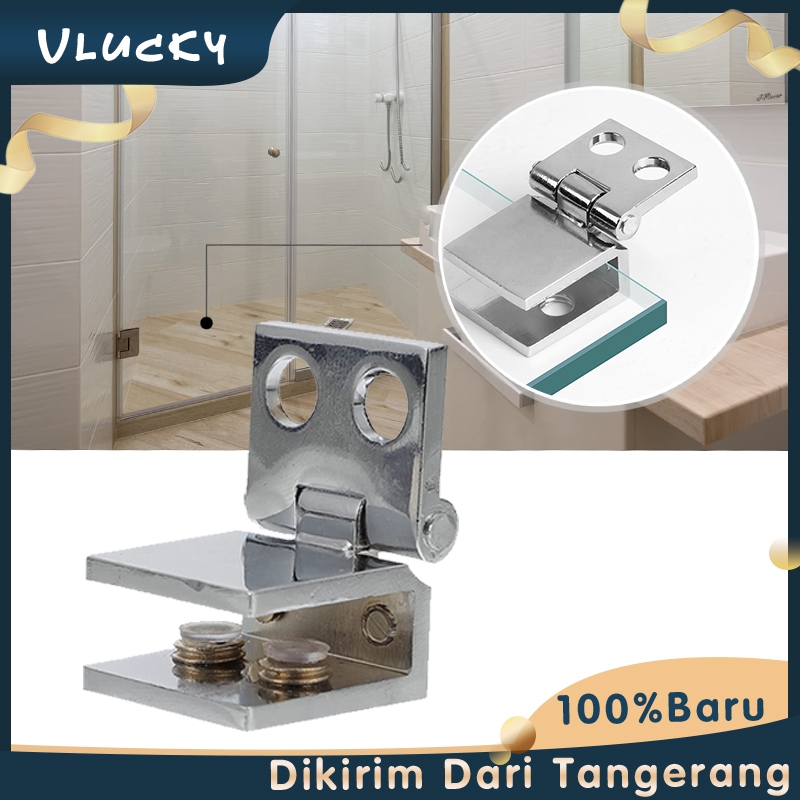 Jual Engsel Jepit Kaca Ke Kaca Mini Glass Door Hinge Engsel Kaca Klip ...
