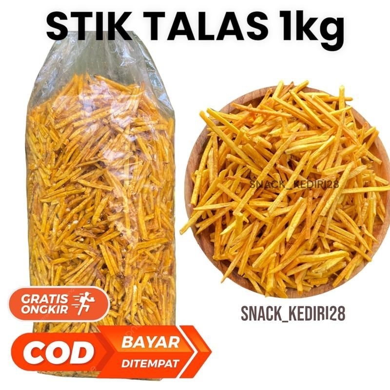 Jual STIK TALAS CRISPY PEDAS BERAT 1 KG | Shopee Indonesia