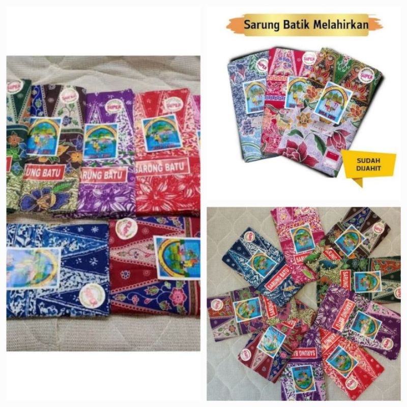 Jual Kain sarung batik cewek melahirkan,harga grosir atau paketan isi,3 ...