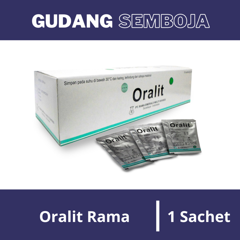 Jual Oralit Rama Sachet 4,24 Gr / Oralit Pengganti Cairan / Obat Diare ...