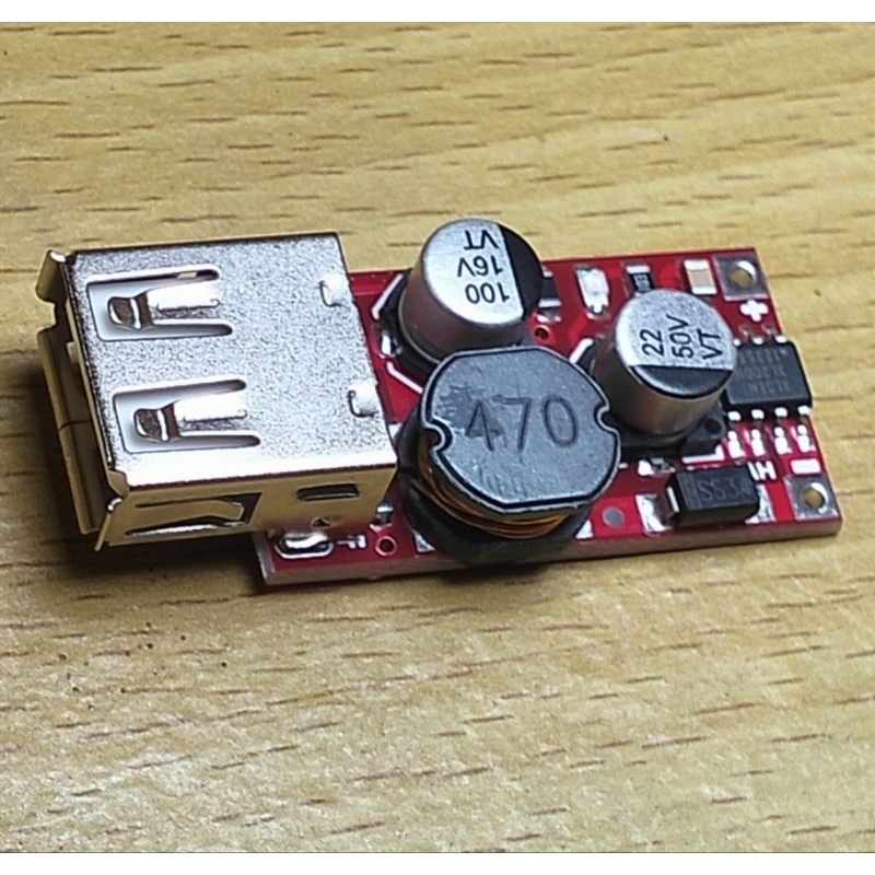 Jual STEP DOWN DC TO DC USB CONVERTER 6V-24V TO 5V 3A MODULE USB ...