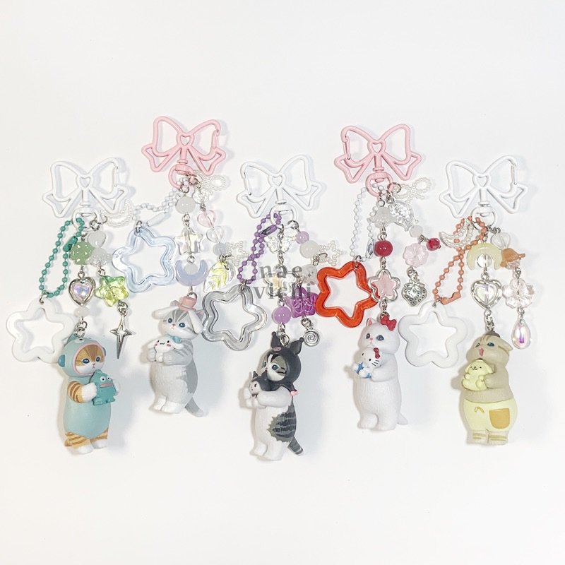 Jual ⋆⭒˚.⋆ mofusand trickets bead keychain sanrio characters ver ...