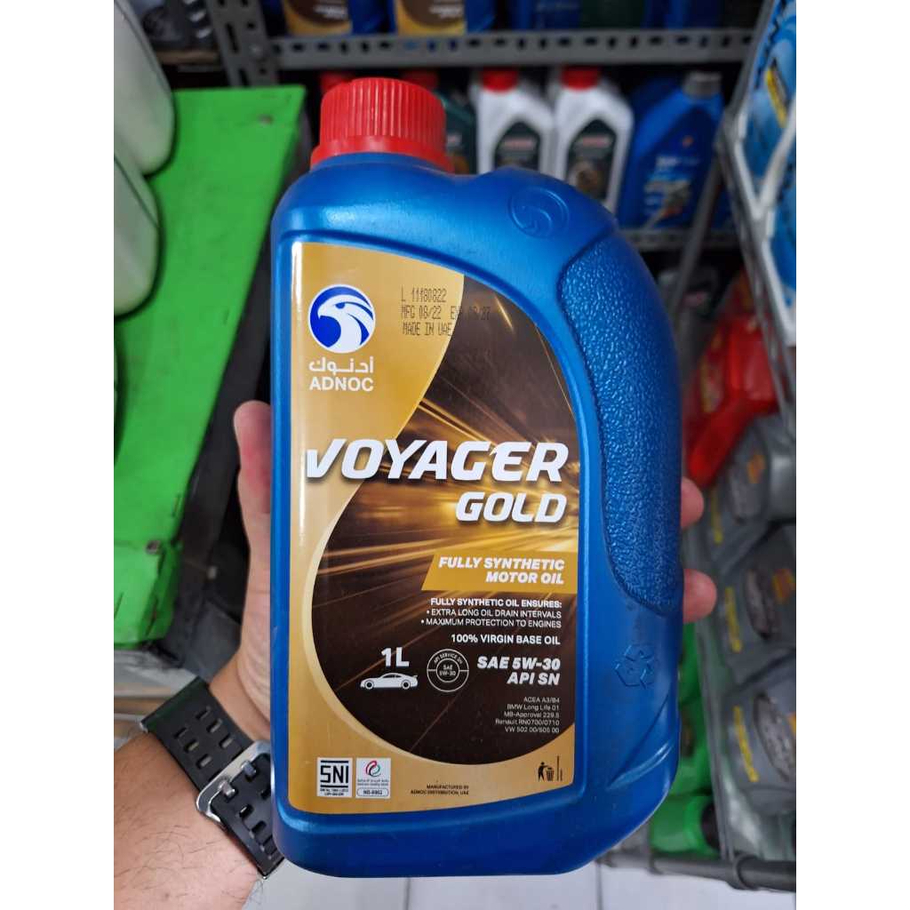 Jual Adnoc Voyager Gold 5w30 5w-30 API SN 1 Liter | Shopee Indonesia