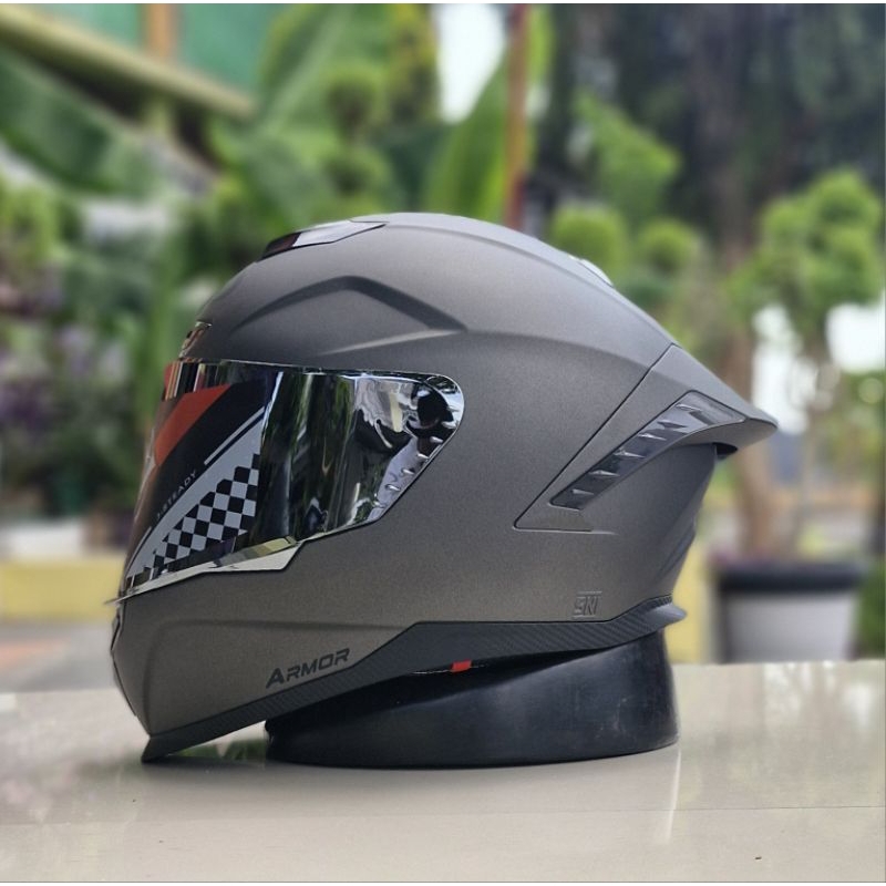 Jual helm JS armor z solid helm full face JS terbaru | Shopee Indonesia