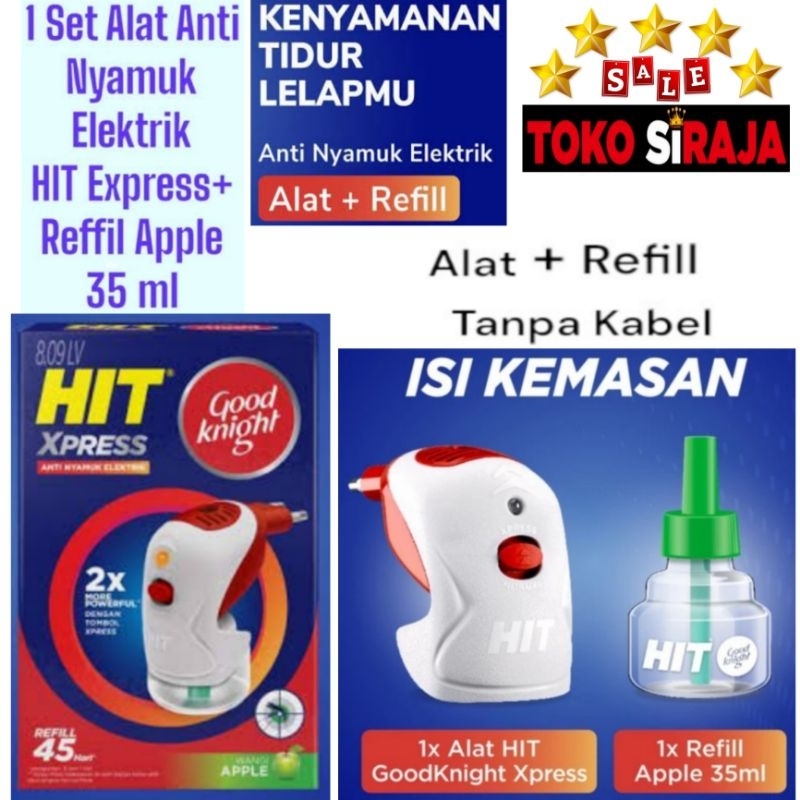 Jual HIT ELEKTRIK SET + REFILL 45 HARI HIT XPRESS OBAT NYAMUK ELEKTRIK 1 SET + REFILL | Shopee ...