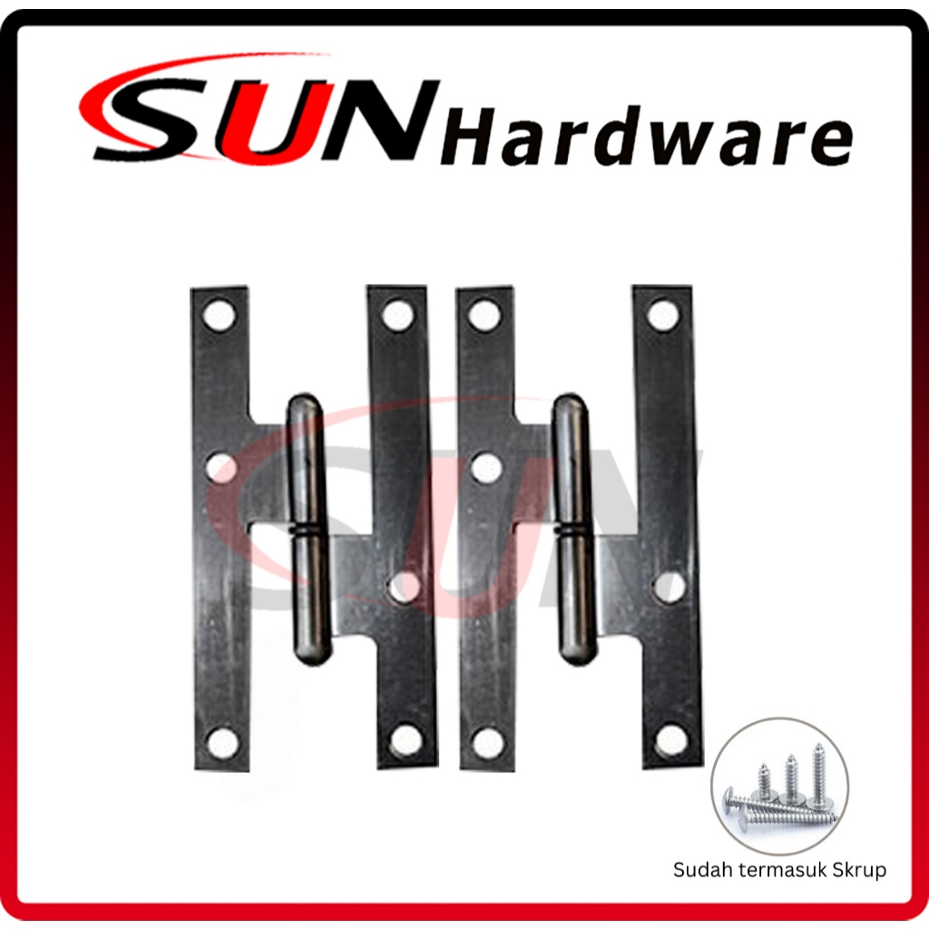 Jual Engsel Plat H Copot Cabut 3 4 5 " Inch Pintu Triplek Kandang ...