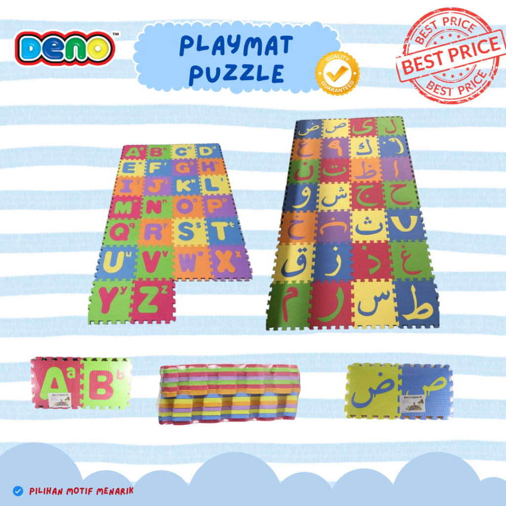 Jual DENO Play Mat Puzzle Huruf Hijaiyah dan Abjad Matras Belajar Anak ... Jual DENO Play Mat Puzzle Huruf Hijaiyah dan Abjad Matras Belajar Anak ...