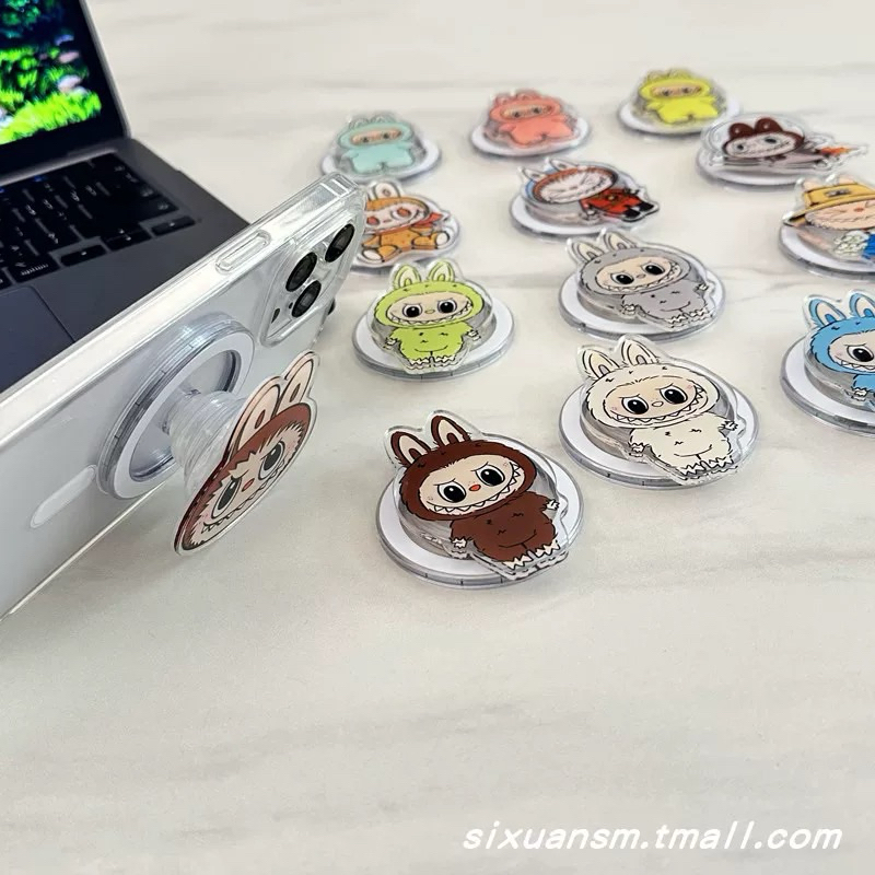 Jual Pop Socket Phone Anime Korea The Monster Labubu Ring Stand ...