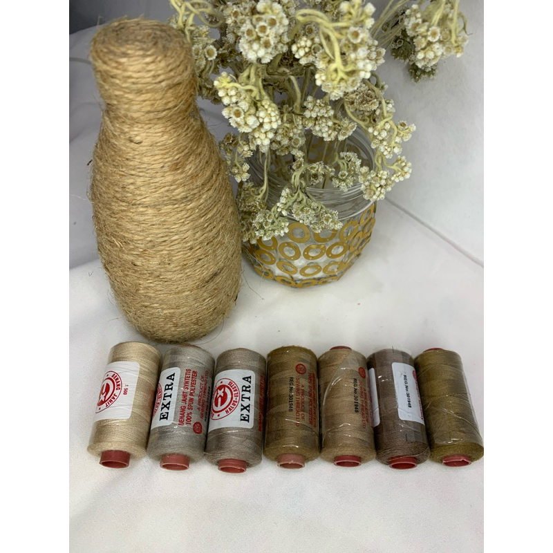 Jual Benang Jahit Extra Eceran Katalog 1 (Coklat) | Shopee Indonesia