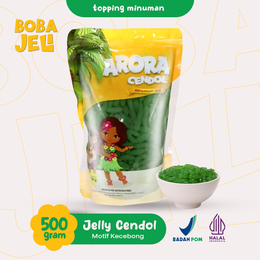 Jual Jelly Cendol Kecebong Arora 500gr | Shopee Indonesia