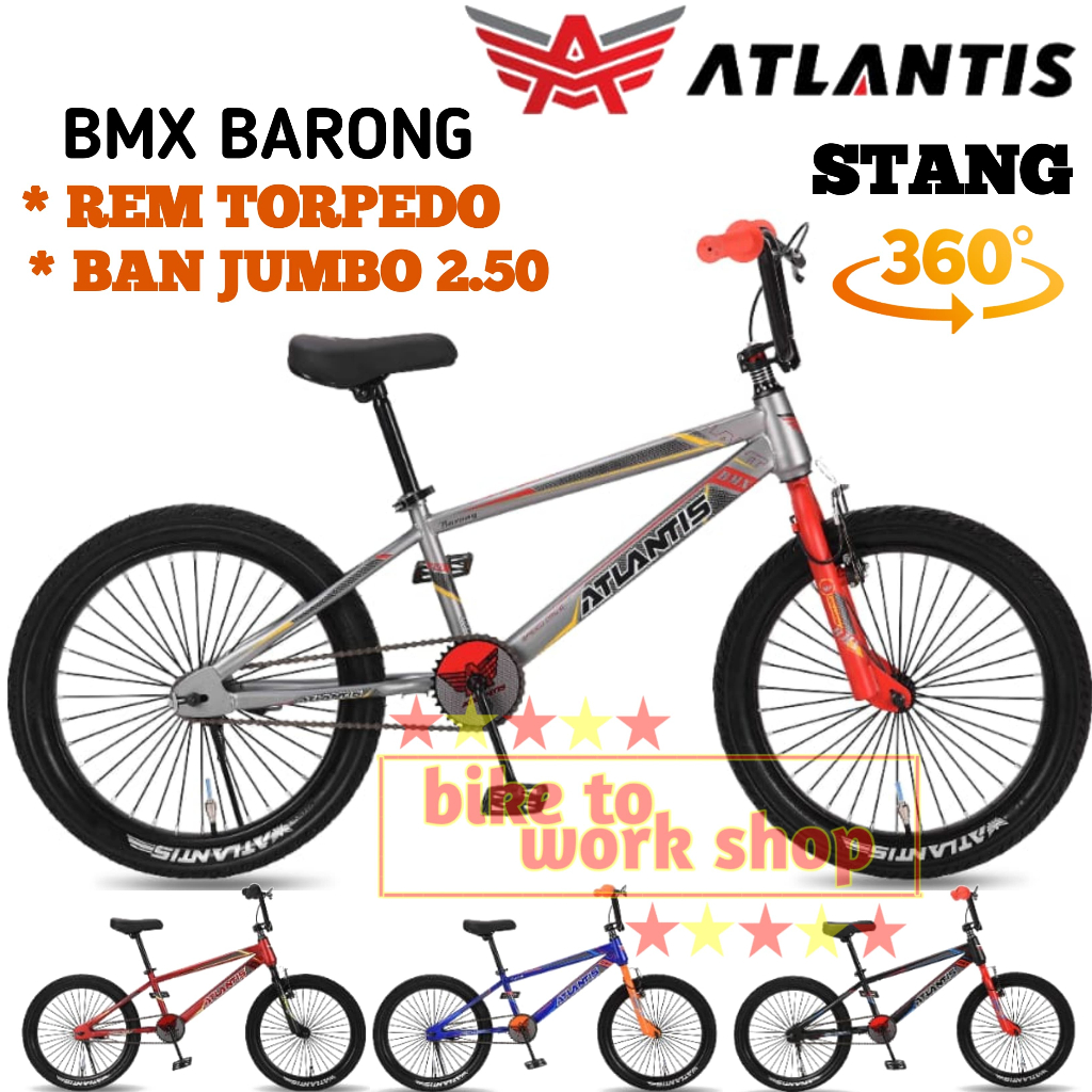 Jual Sepeda BMX Fat bike Terpedo Atlantis 20 Barong - GRAB/GOJEK INSTAN | Shopee Indonesia