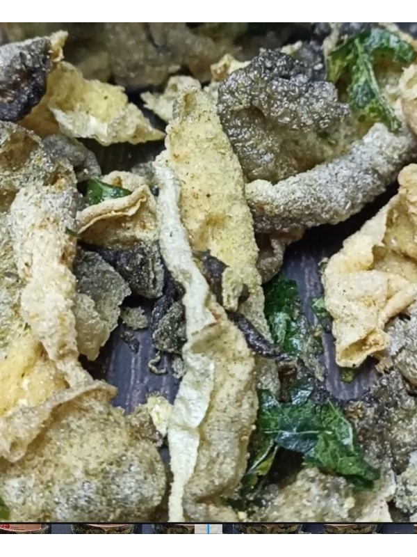 Jual Kerupuk kulit ikan patin / fish skin Frans Snack, Berat Bersih ...