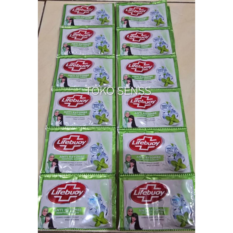 Jual LIFEBUOY SHAMPO ANTI KETOMBE MENTHOL DINGIN HARGA PER 1 RENCENG ...