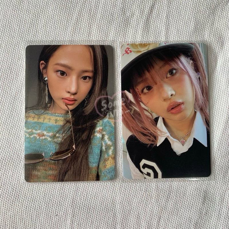 Jual NJZ Photocard OMG message card member & group ver minji, hanni, haerin pc new jeans MC ...