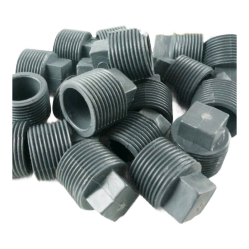 Jual Plug PVC ts 3/4 Dop drat Luar/Plug Sumbat/ Tutup Pipa Pakai Drat ...