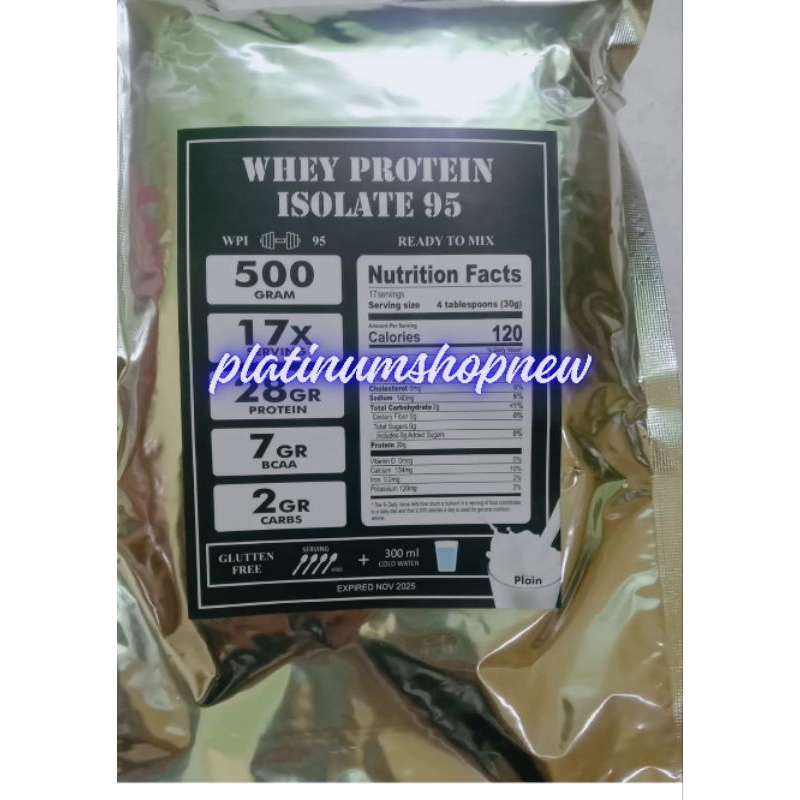 Jual (Beli 2 Free Scoop Beli 3 Free Shaker) Susu Protein 500gr Whey ...