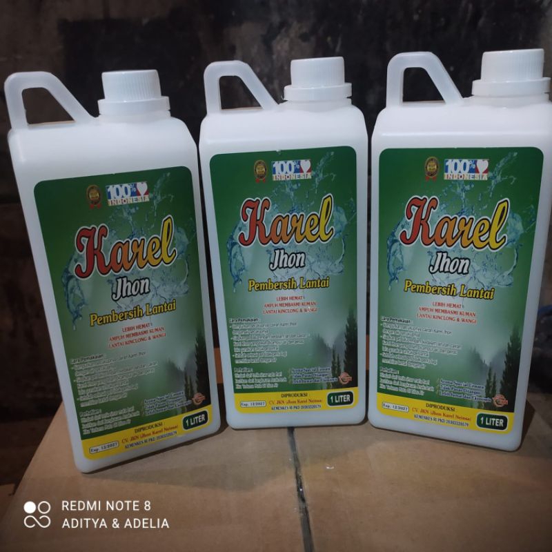 Jual EXTRA SEREH SABUN KARBOL PEMBERSIH LANTAI JHON KAREL ( 1 LITER ) | Shopee Indonesia