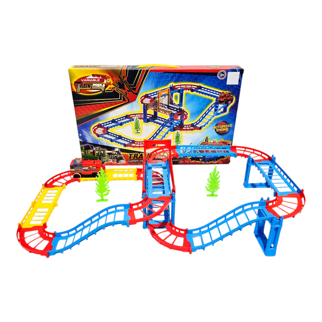 Jual Mainan Anak Rapid Track Mobil Mainan Jalur Kereta Api Rail Warna ...