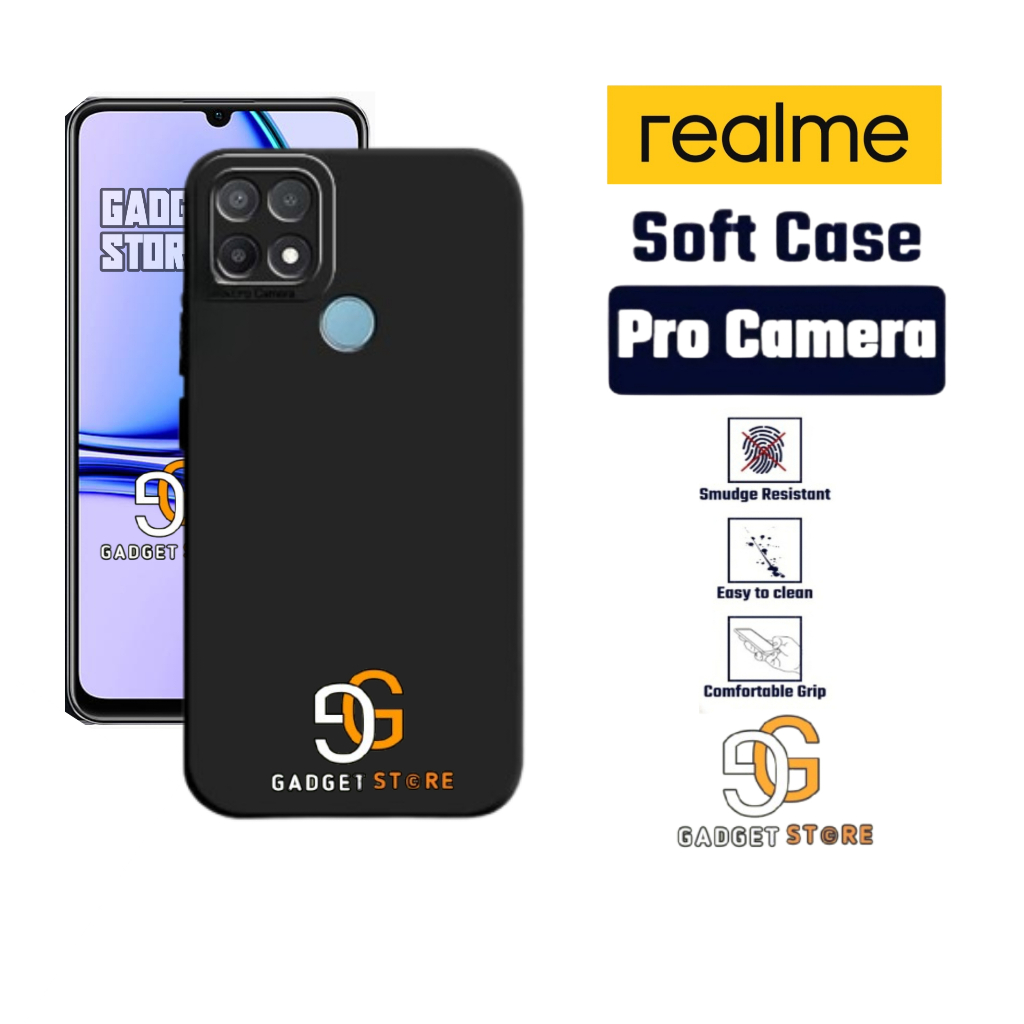 Jual ( COD ) Soft Case Pro Camera Realme 3 Realme 5 5 pro 6 pro Realme ...