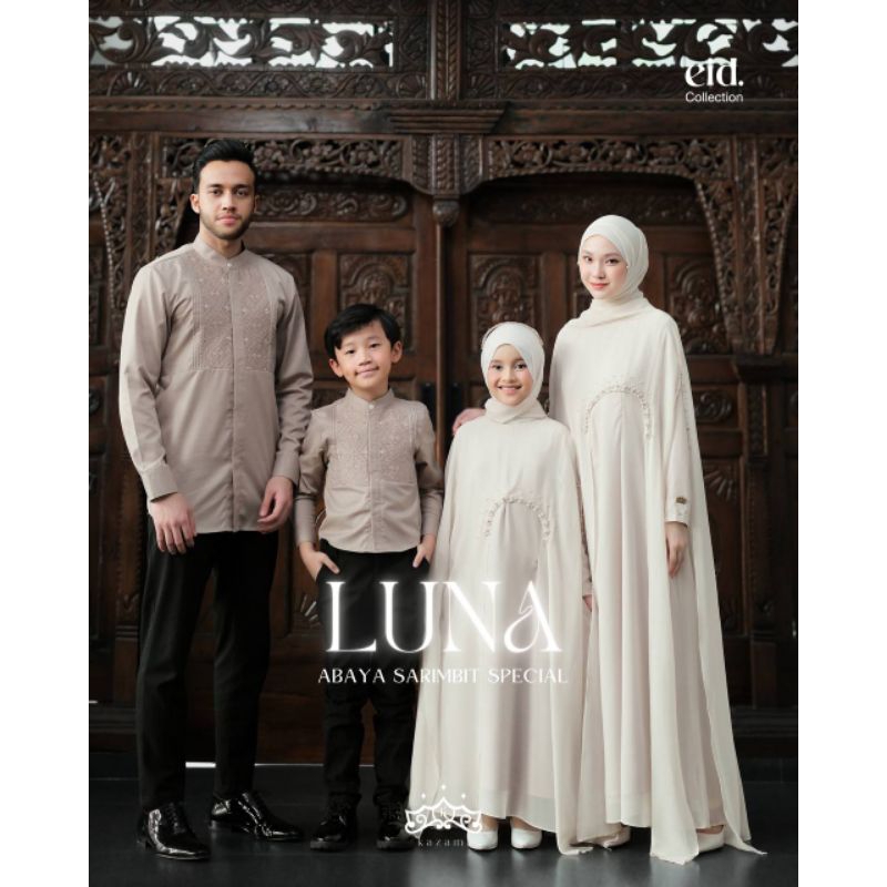 Jual [ OPEN PRE ORDER ] SARIMBIT LUNA BY KAZAMI, gamis couple keluarga ...