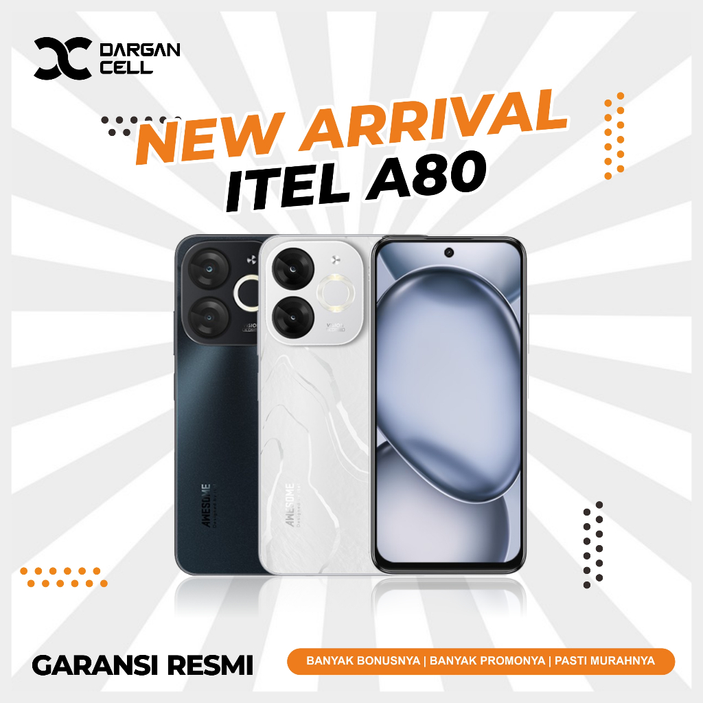 Jual ITEL A80 4GB(4+4)/128GB | 50MP SUPER HDR CAMERA | 6.7" PUNCH HOLE WITH DYNAMIC BAR | Shopee ...