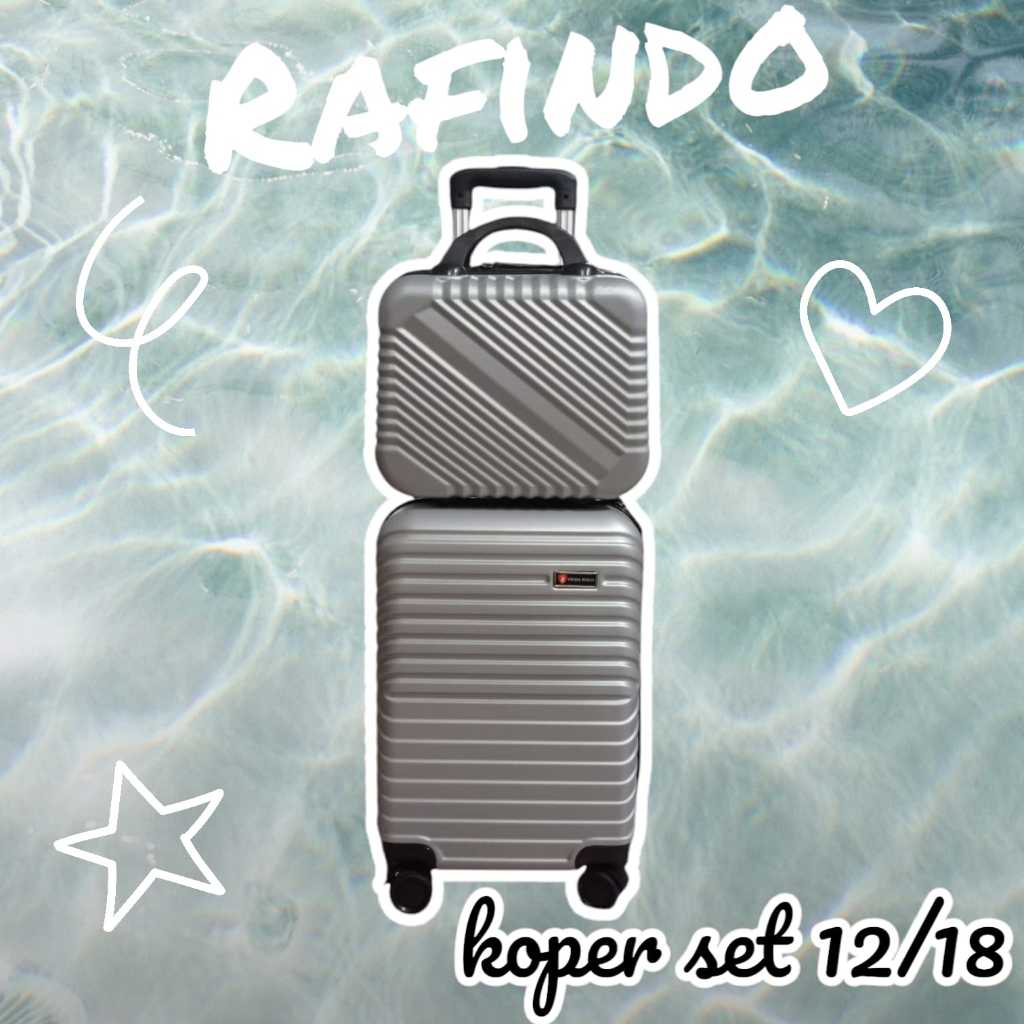 Jual Koper set 12/18 inc Silver Koper Kokoh Koper Mungil Imut Bagasi ...