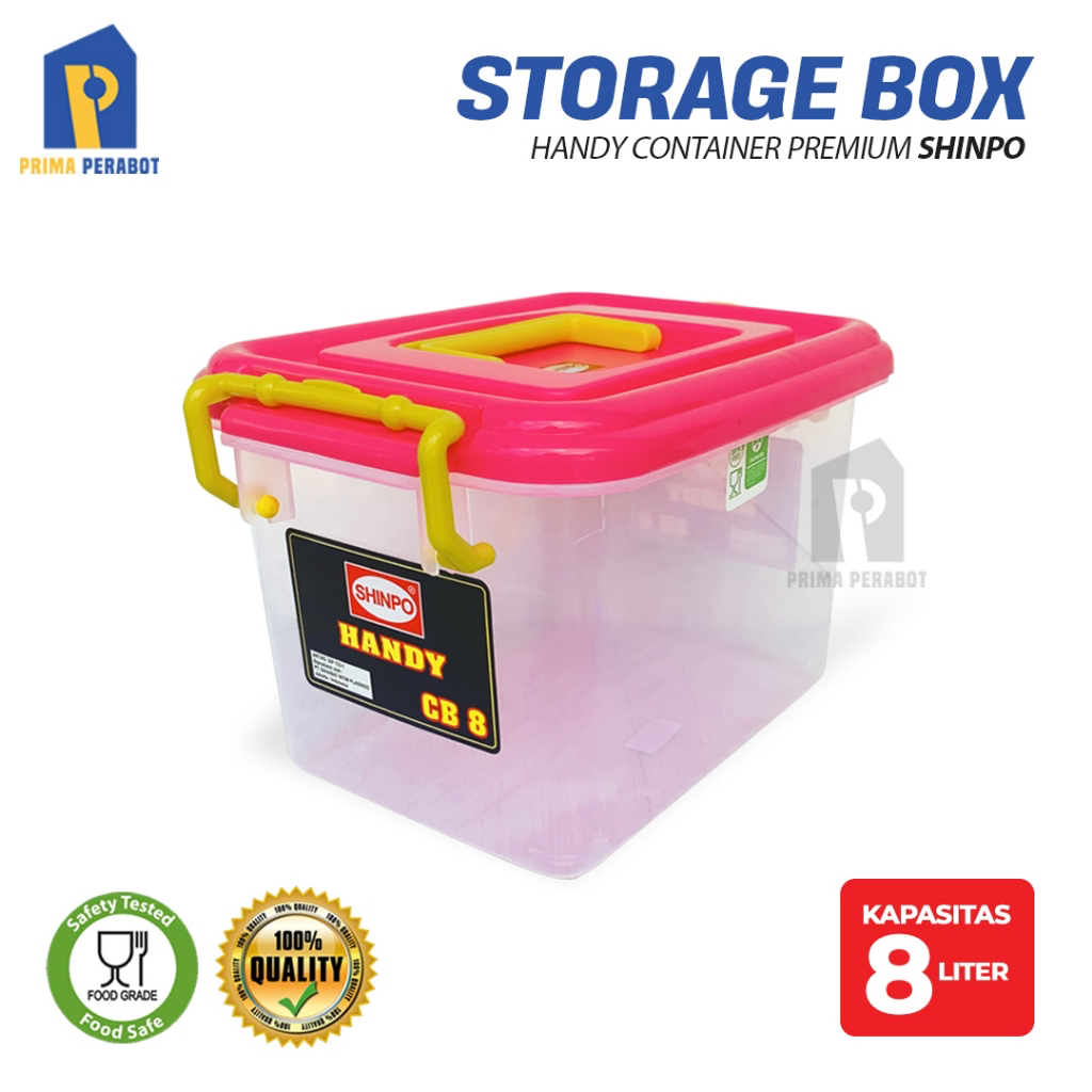 Jual Storage Box 8 Liter Handy Container Boks Shinpo CB 8 | Shopee ...