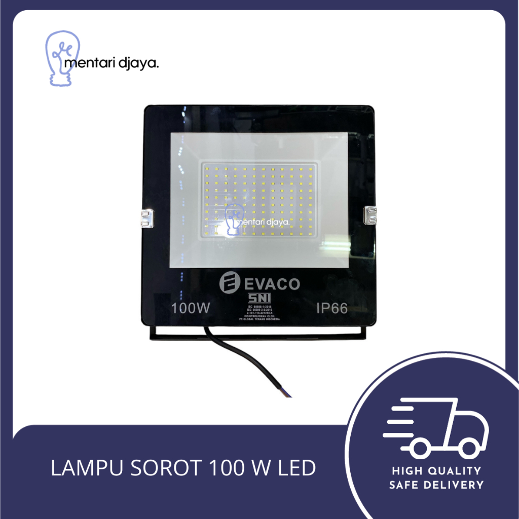 Jual Lampu Sorot LED 100W/ Lampu Tembak LED 100W/ Floodlight LED 100W/ Lampu Tembak LED 100W ...