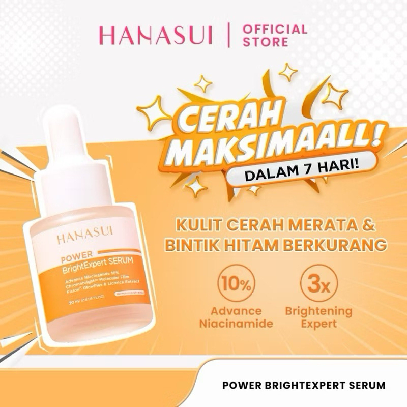 Jual Hanasui Power Bright Expert Serum 10% Niacinamide 20ML |Serum ...