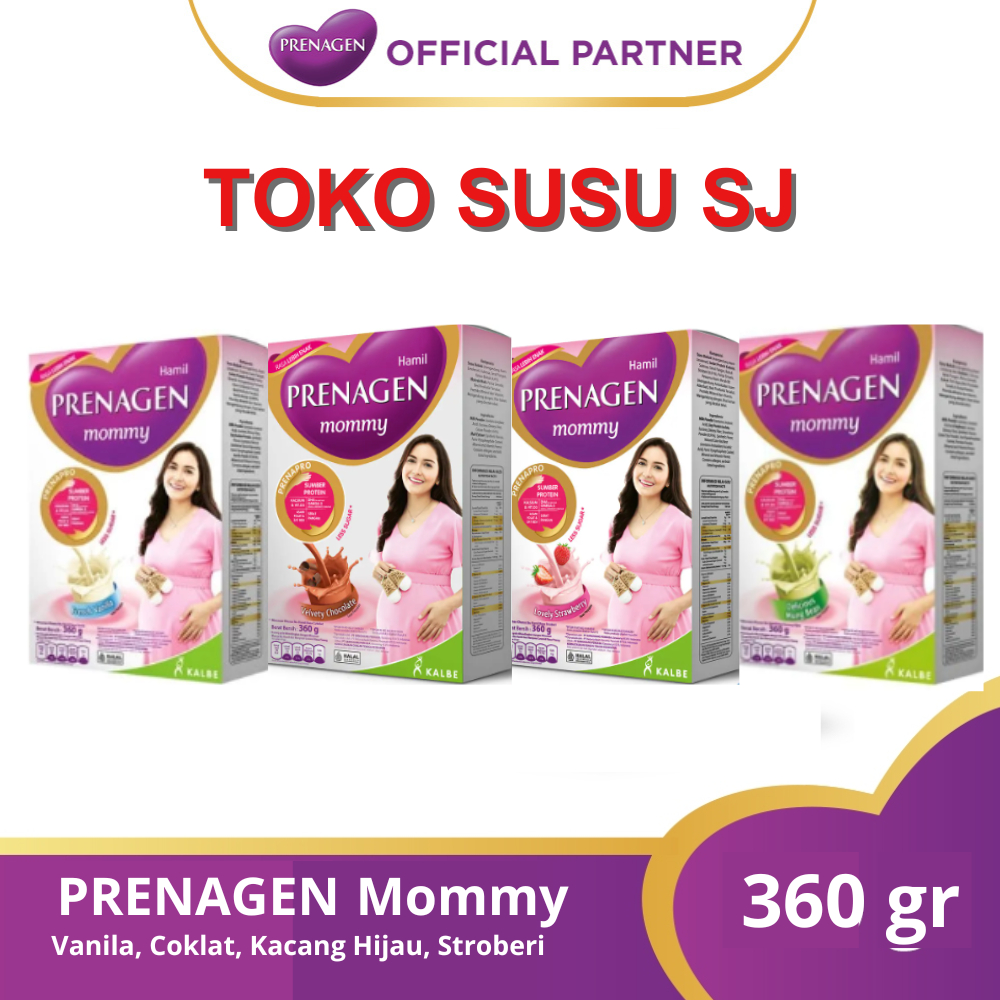 Jual PRENAGEN MOMMY IBU HAMIL COKLAT VANILA MOKA STRAWBERRY KACANG HIJAU 360 GR/MOCHA/CHOCOLATE ...