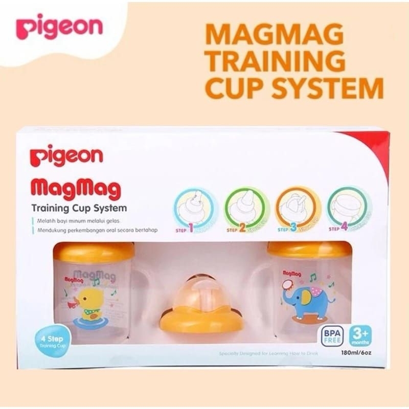 Jual PIGEON GELAS MAG MAG MAGMAG TRAINING CUP SYSTEM ISI 2 / TRAINING CUP BAYI BALITA PIGEON ...