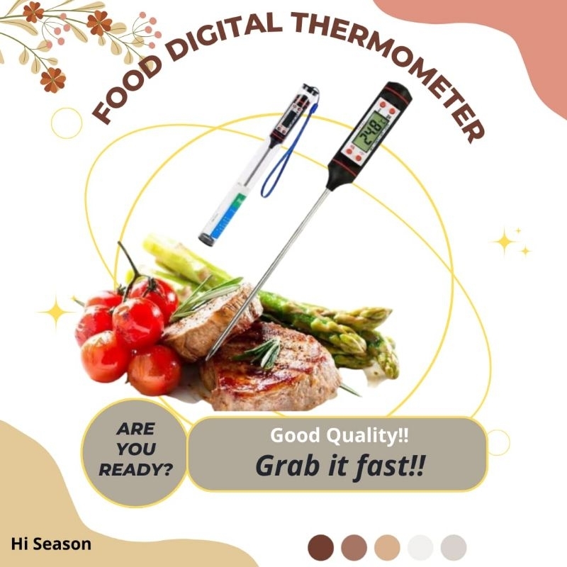 Jual DIGITAL COOKING TERMOMETER FOOD THERMOMETER TERMOMETER MASAK ...