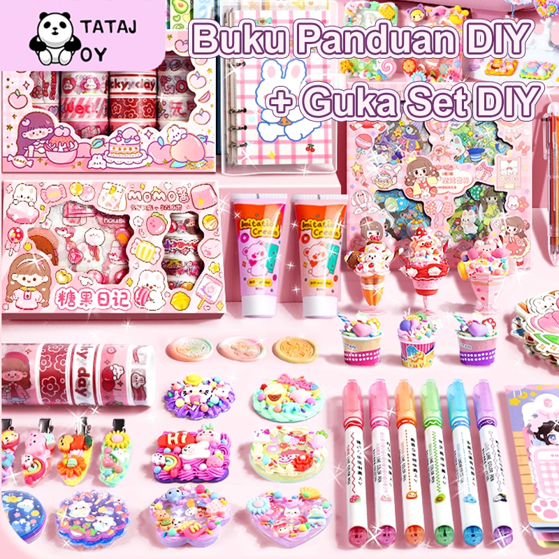 Jual Tatajoy Set Stiker Buku Handbook Cute Stickers Set Guka Set + DIY ...