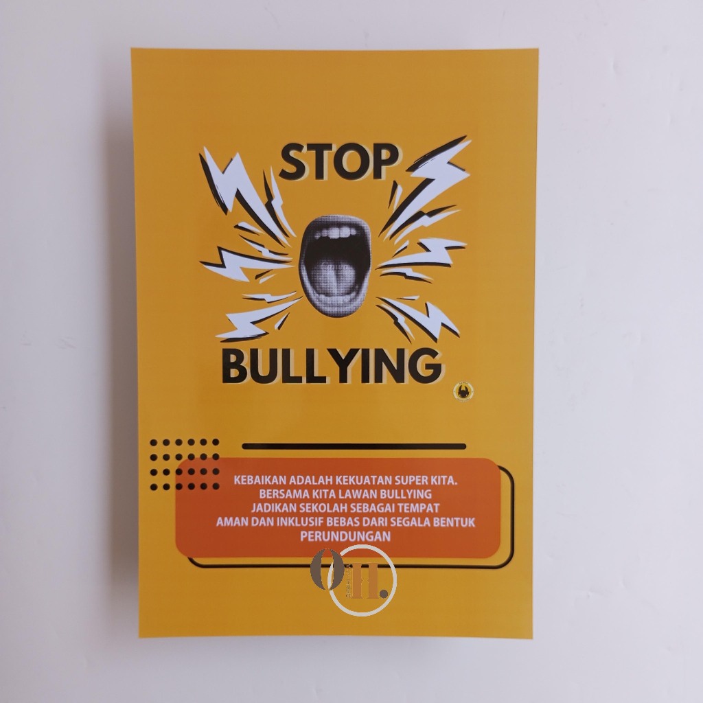 Jual Poster Stop Bullying - Stop Segala Bentuk Perundungan Disekolah | Shopee Indonesia