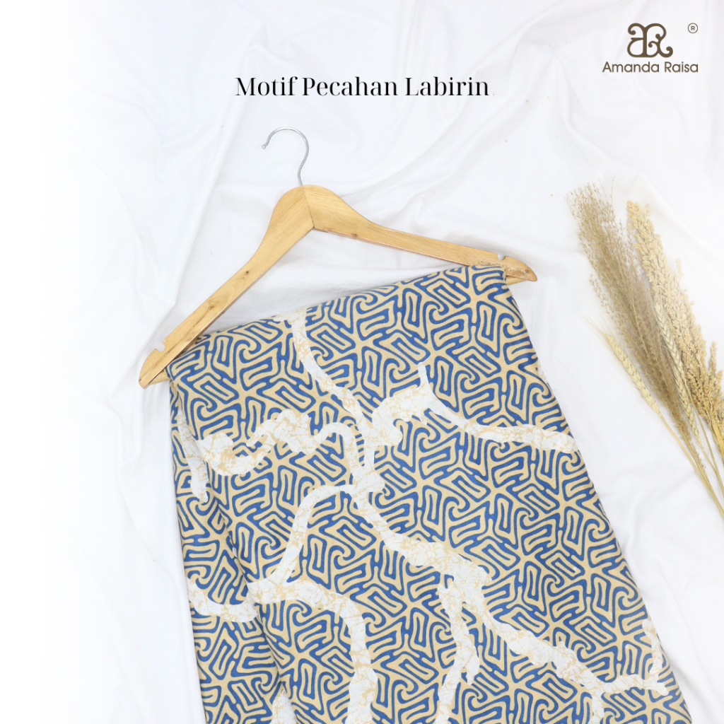 Jual Kain Batik Meteran Potongan Motif Pecahan Labirin | Shopee Indonesia