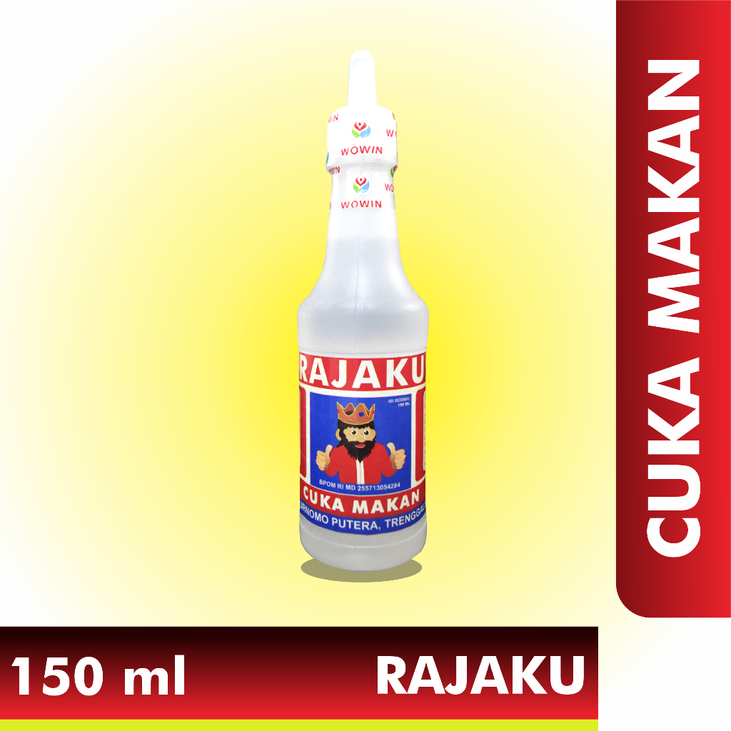 Jual CUKA MAKAN CAP RAJAKU 150ML - Cuka Premium untuk Menyempurnakan ...