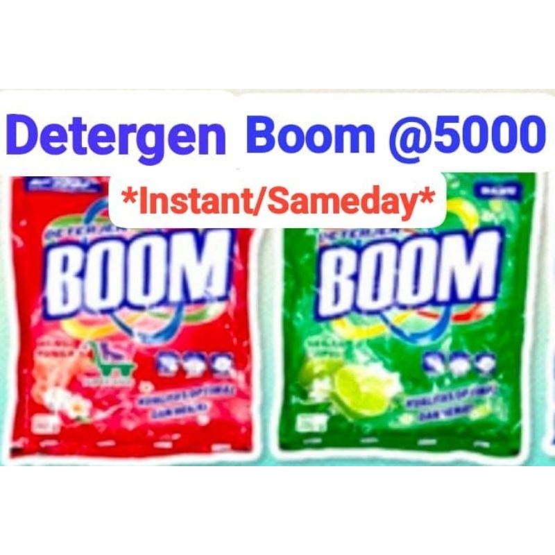 Jual Boom Deterjen Bubuk Paketan 1Dus Intant/ Deterjen Bubuk | Shopee ...