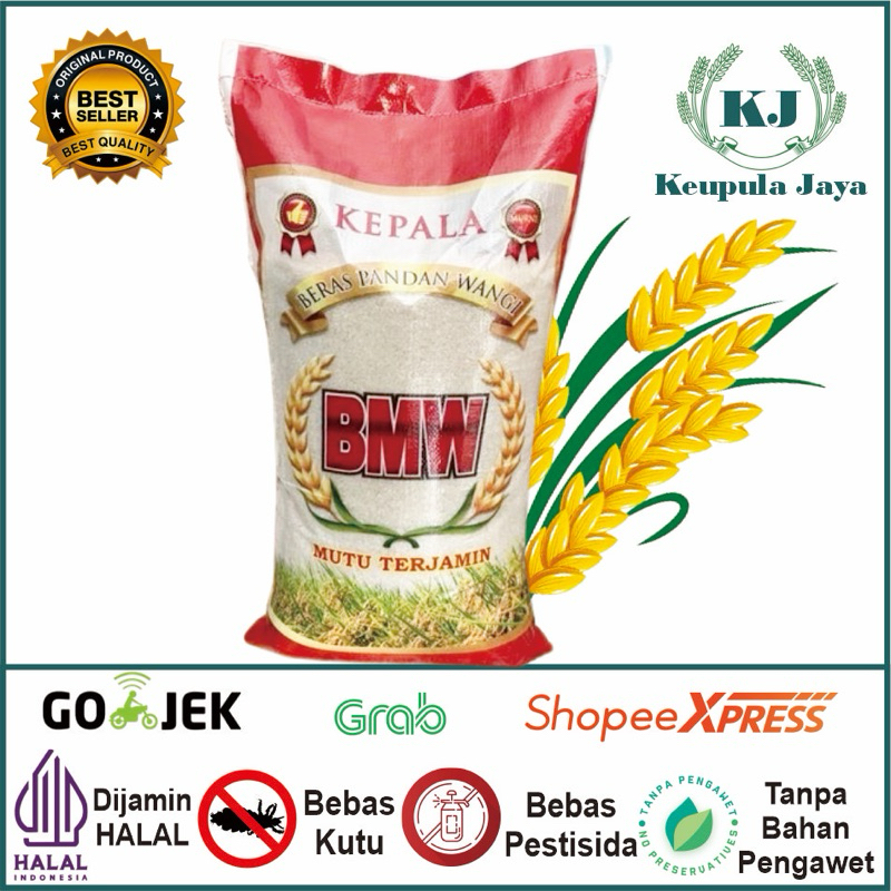 Jual beras bmw super premium pandan wangi 20kg 10kg 5kg | Shopee Indonesia
