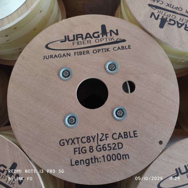 Jual kabel 12 core fig 8 1 km / kabel fig 8 12 core 1km / kabel fiber ...