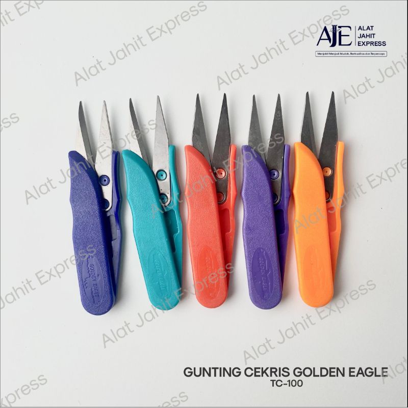 Jual Gunting Buang Benang Golden Eagle TC-100 Gunting Cekris | Shopee ...